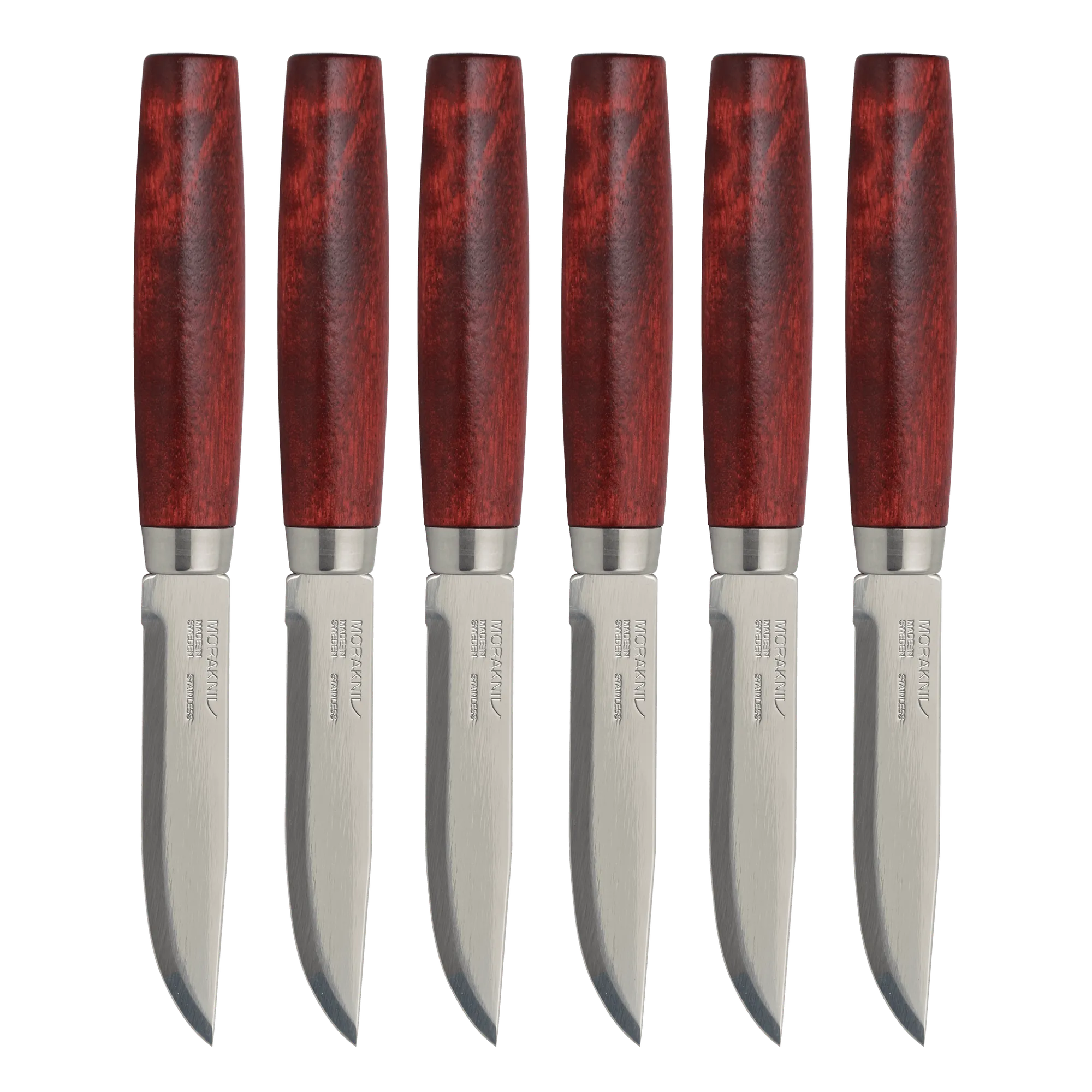 Steak Knife Classic Set of 6 - Red | Morakniv